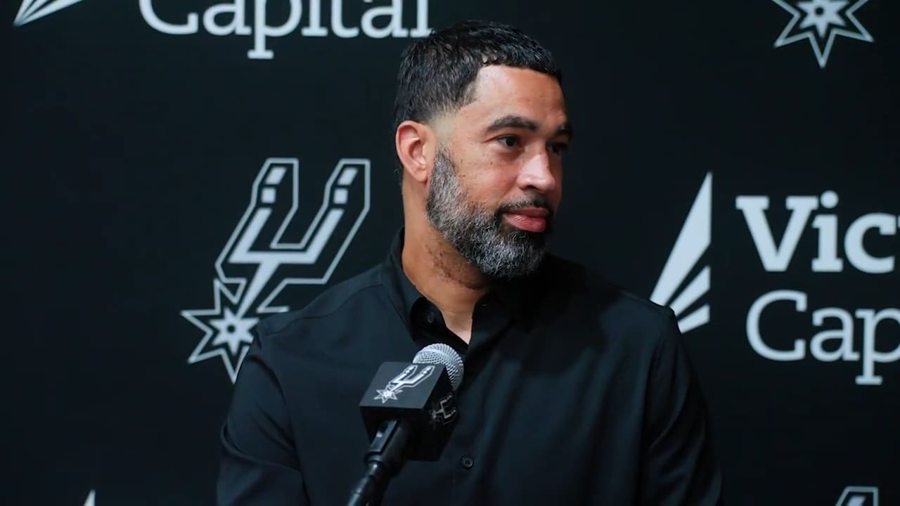 Brian Wright, 2025 NBA Draft Round 1 Media Availability | 6/25/25 | San ...