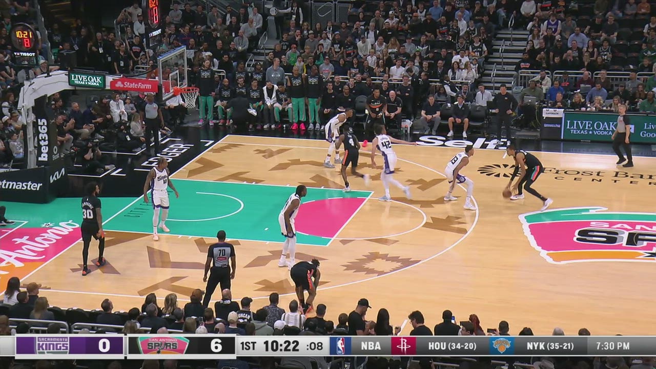 Stephon Castle, Highlights vs Sacramento Kings | 2/21/26 | San Antonio ...