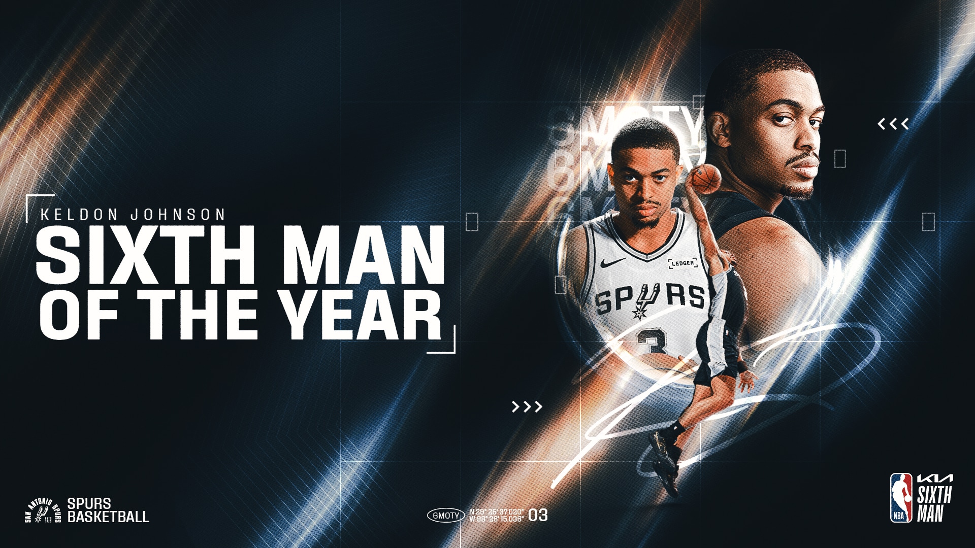 KELDON JOHNSON NAMED 2025-26 KIA NBA SIXTH MAN OF THE YEAR | San ...