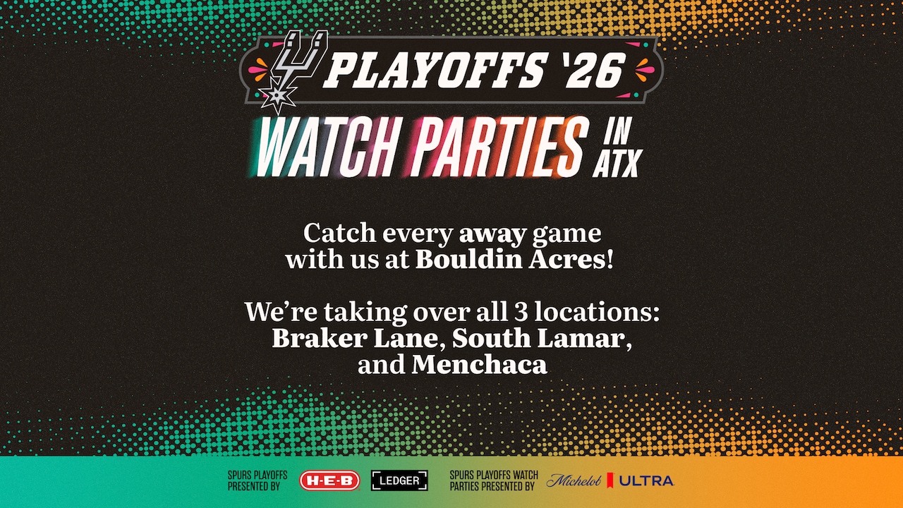 San Antonio Spurs Announce Official Playoff Watch Parties in Austin ...