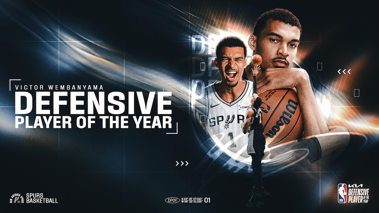 VICTOR WEMBANYAMA NAMED 2025-26 KIA NBA DEFENSIVE PLAYER OF THE YEAR ...