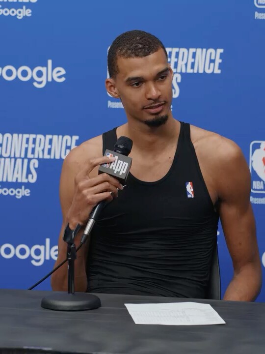 Victor Wembanyama, Post-Game vs Oklahoma City Thunder | 5/20/26 | San ...