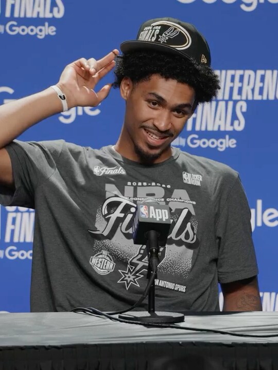 Stephon Castle, Post-Game vs Dallas Mavericks | 10/22/25 | San Antonio ...