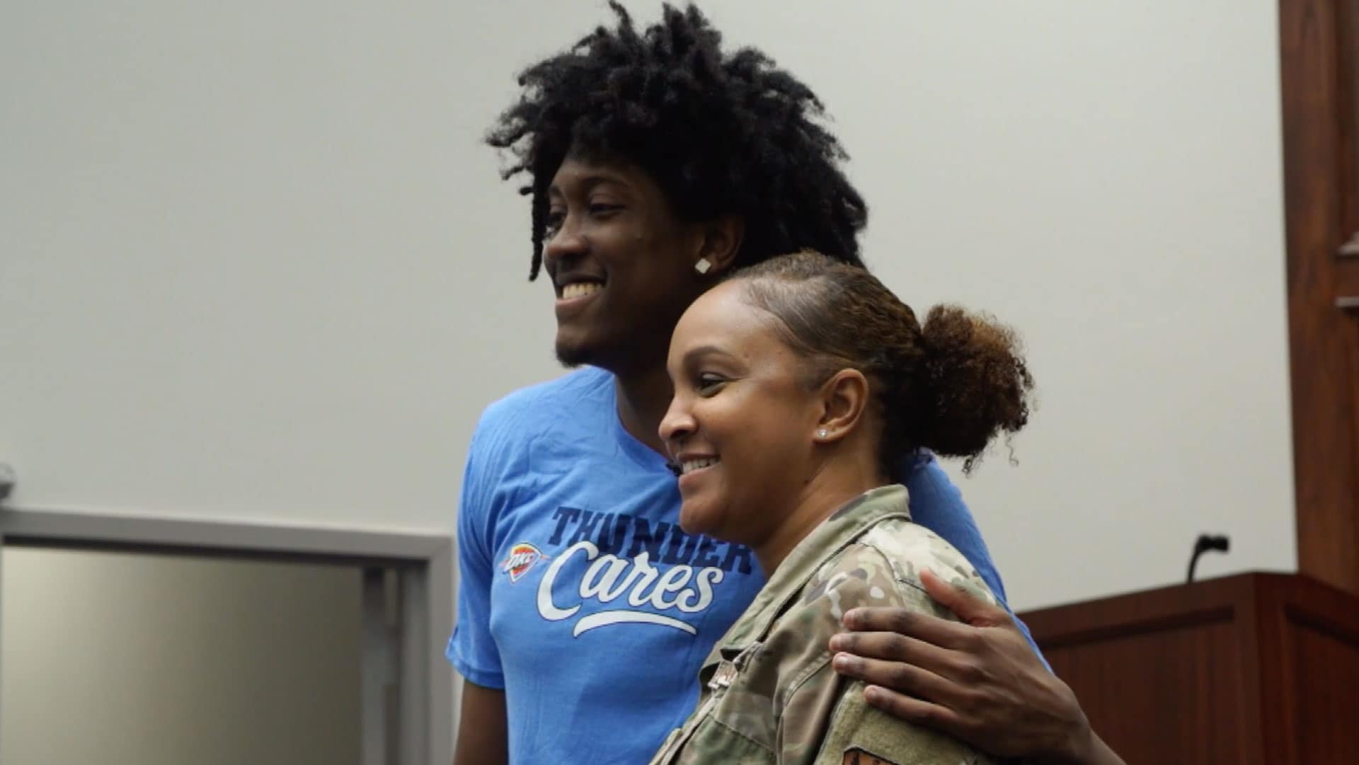 Jalen Williams’ Surprise Visit to Tinker Air Force Base
