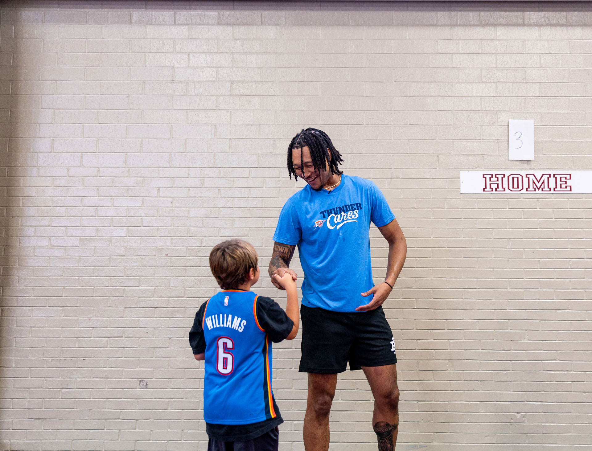 Photos: Jaylin Williams, Isaiah Joe Give Back Photo Gallery | NBA.com