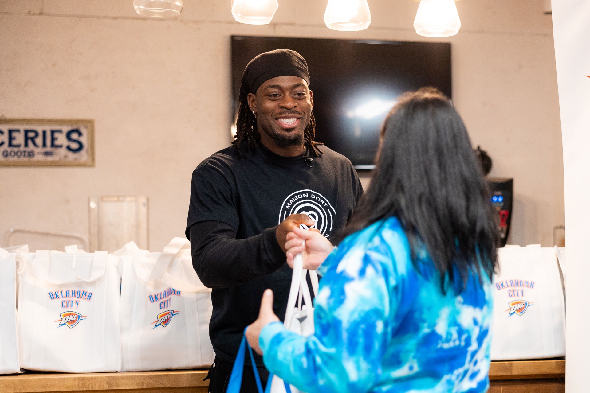 Photos: Lu Dort Thanksgiving Photo Gallery | NBA.com
