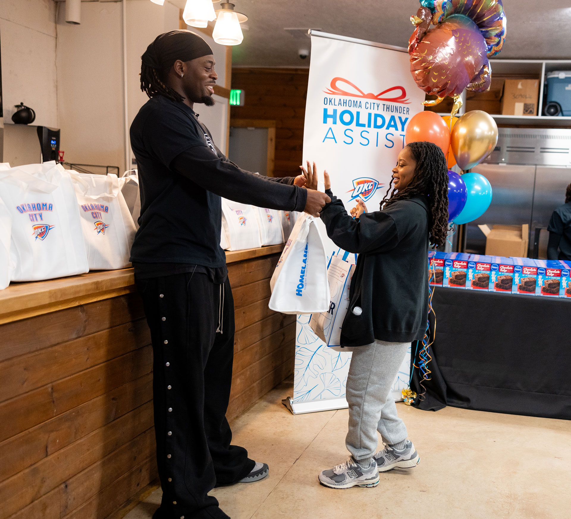 Photos: Lu Dort Thanksgiving Photo Gallery | NBA.com