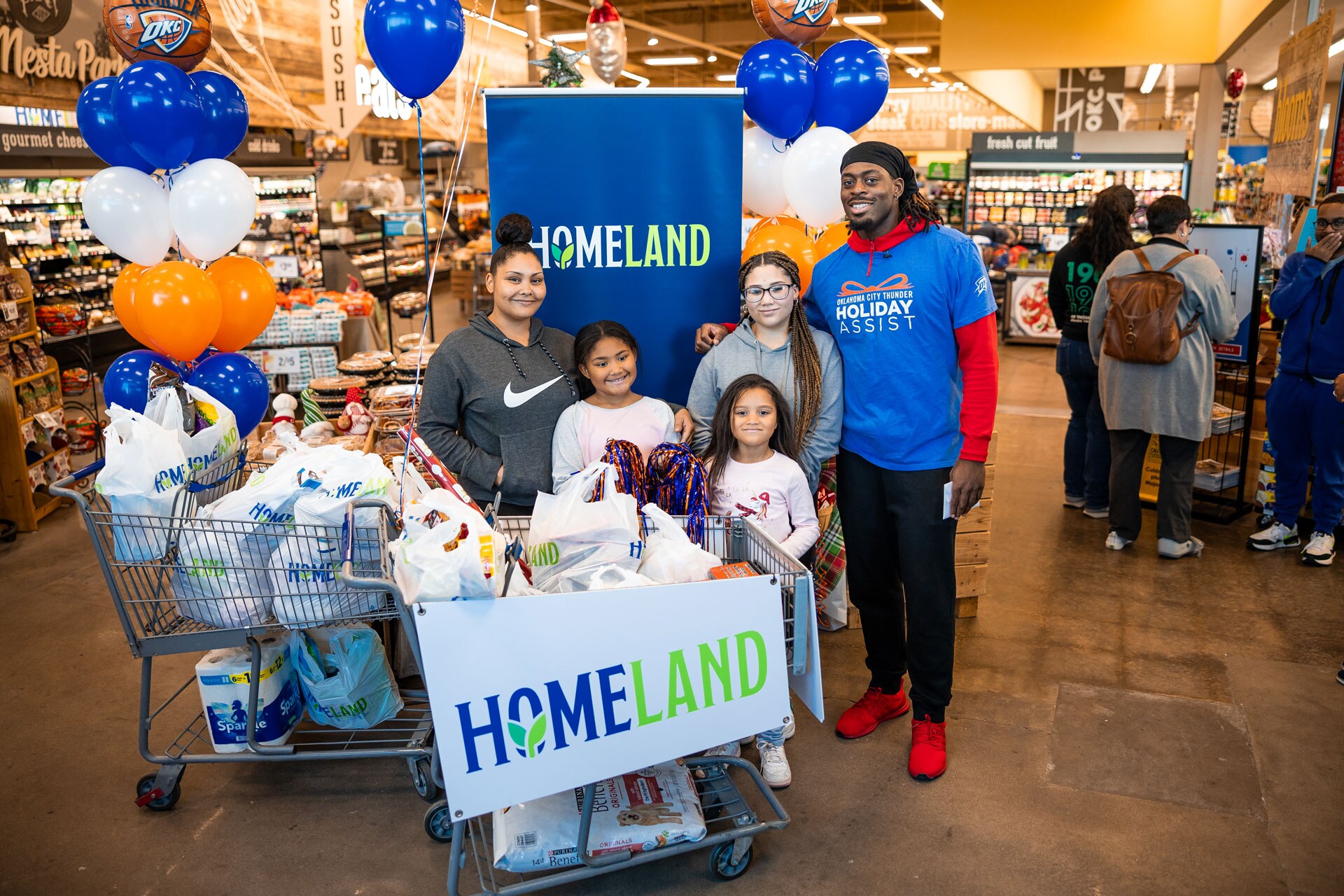 Photos: Lu Dort Homeland Shopping Photo Gallery | NBA.com