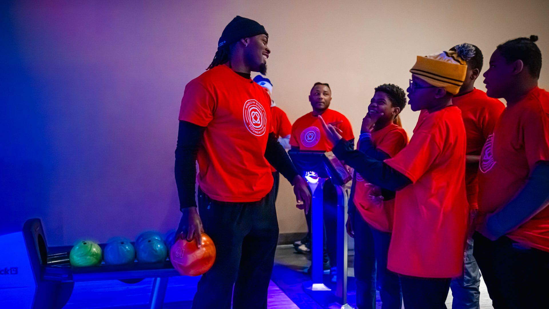 Photos: Lu Dort Holiday Bowling Photo Gallery | NBA.com