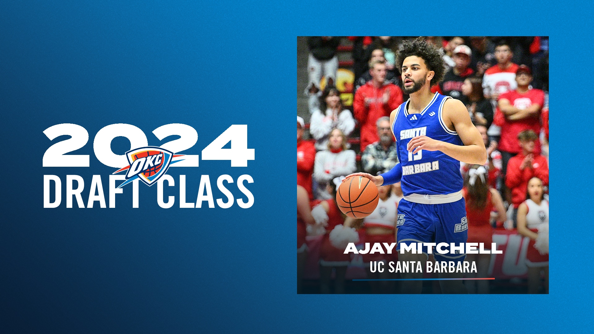 Thunder Acquires Draft Rights to Ajay Mitchell | Oklahoma City Thunder