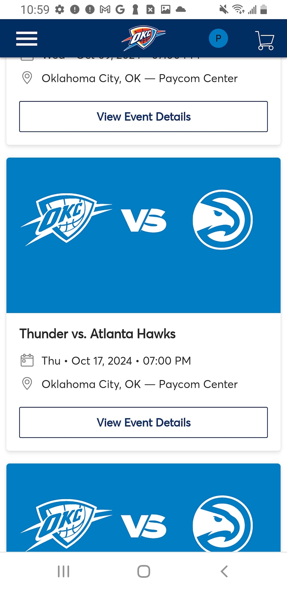 Mobile Ticketing | Oklahoma City Thunder