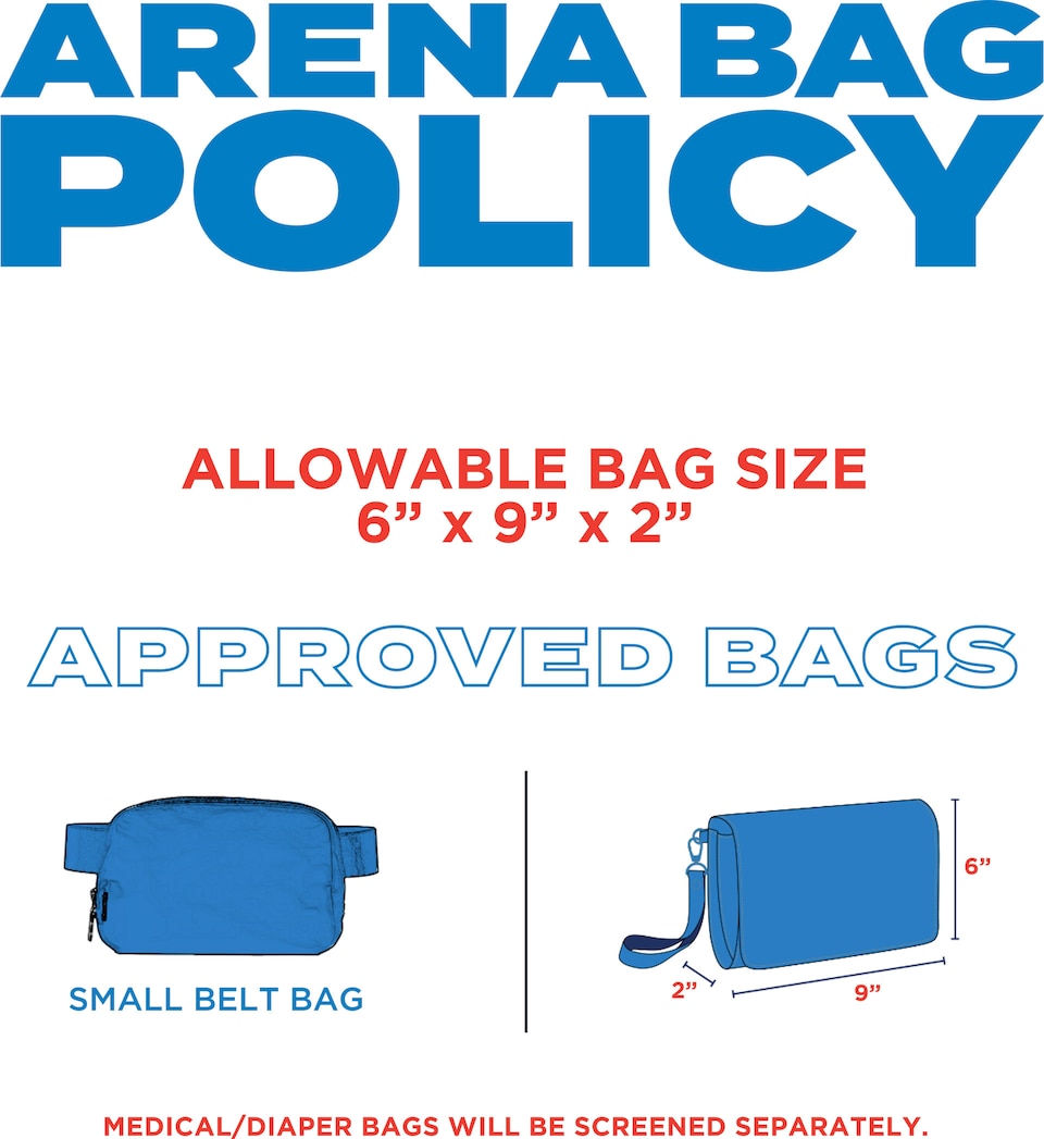 Bag Policy | Oklahoma City Thunder