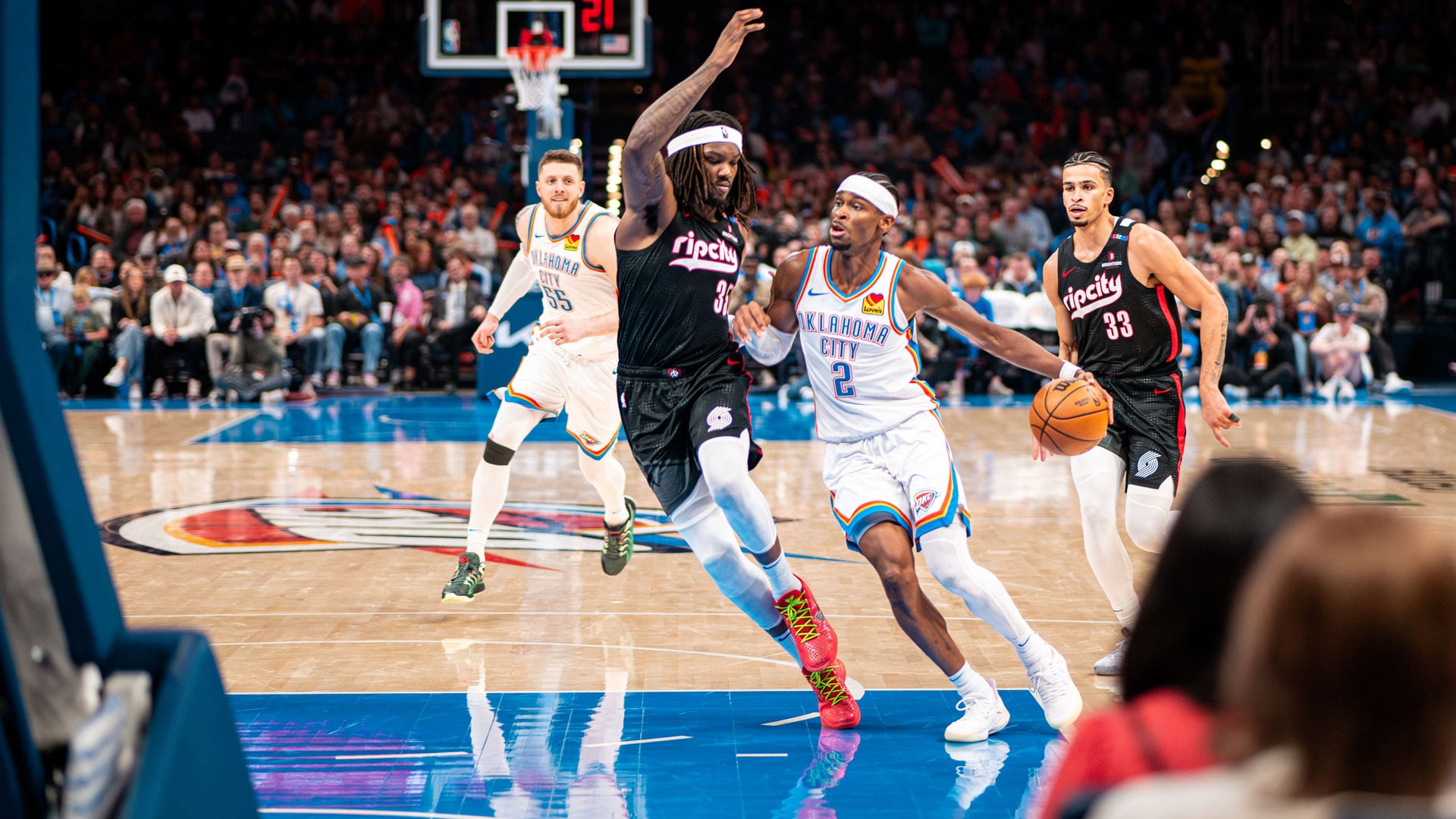 Photos: Thunder vs. Trail Blazers | Oklahoma City Thunder