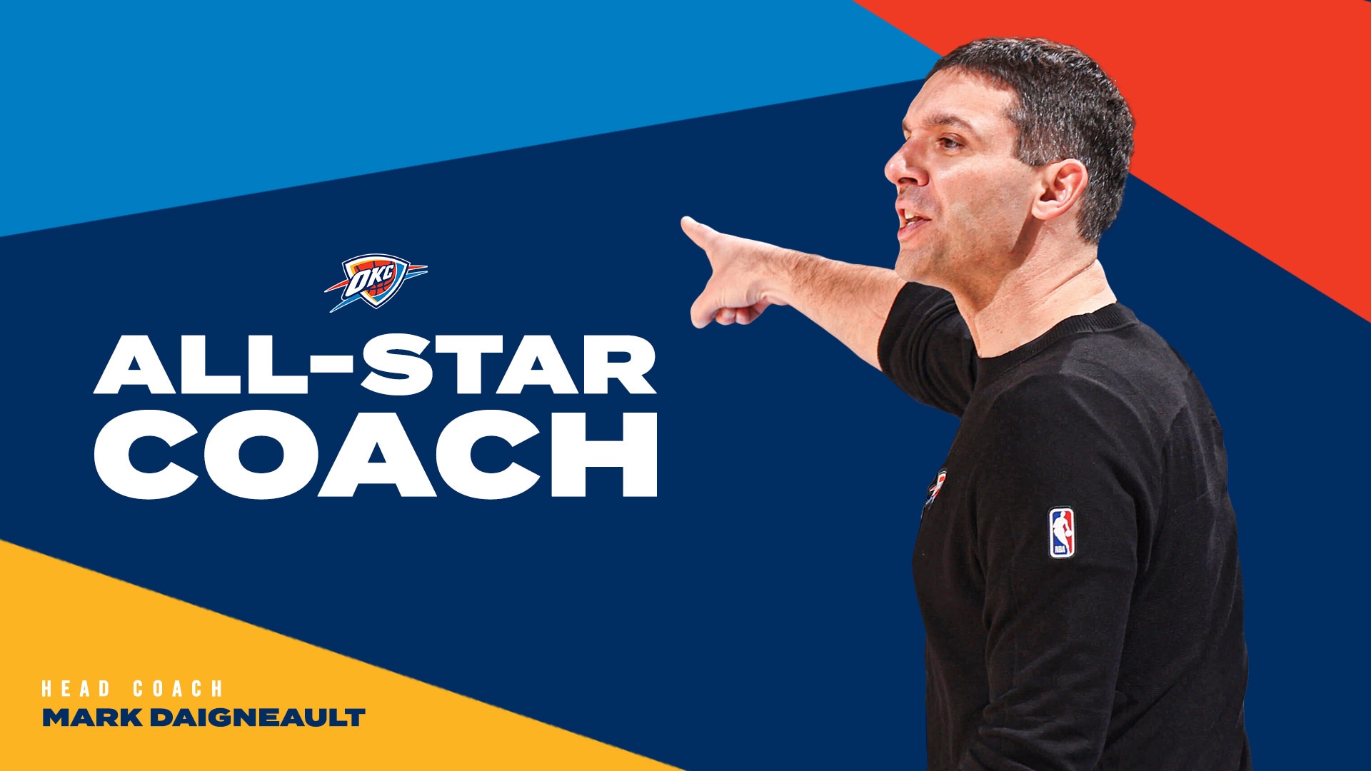 Mark Daigneault Earns All-Star Coaching Honors | Oklahoma City Thunder