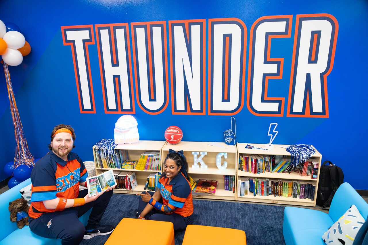 Photos: NBA Finals Legacy Project. Thunder Wonder Room at Boys and ...