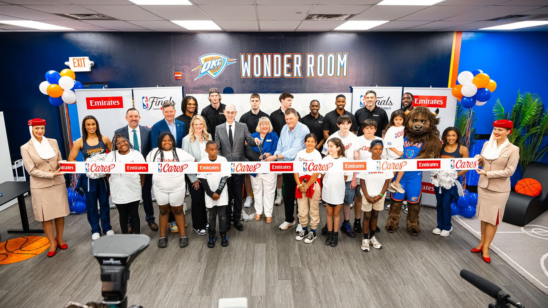 Photos: NBA Finals Legacy Project. Thunder Wonder Room at Boys and ...