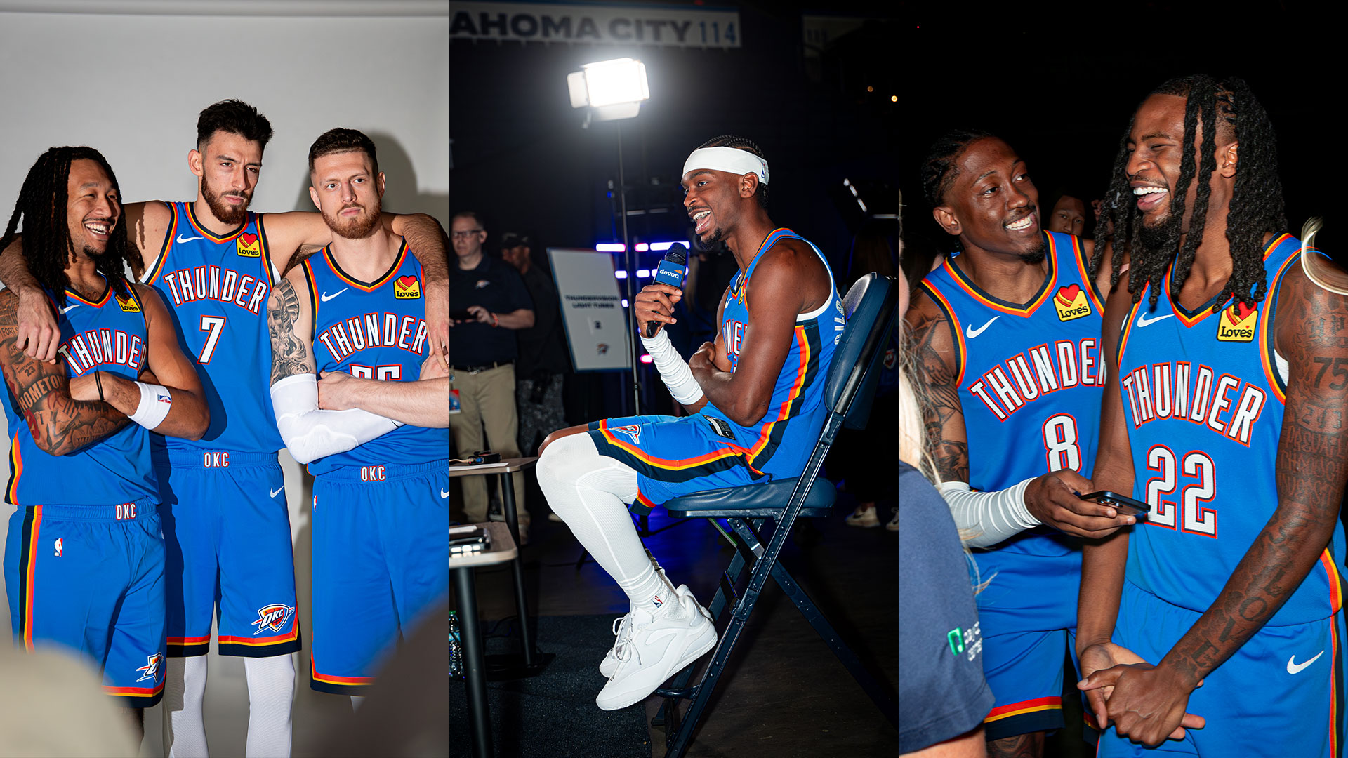 Behind-the-Scenes: 2025 Thunder Media Day | Oklahoma City Thunder