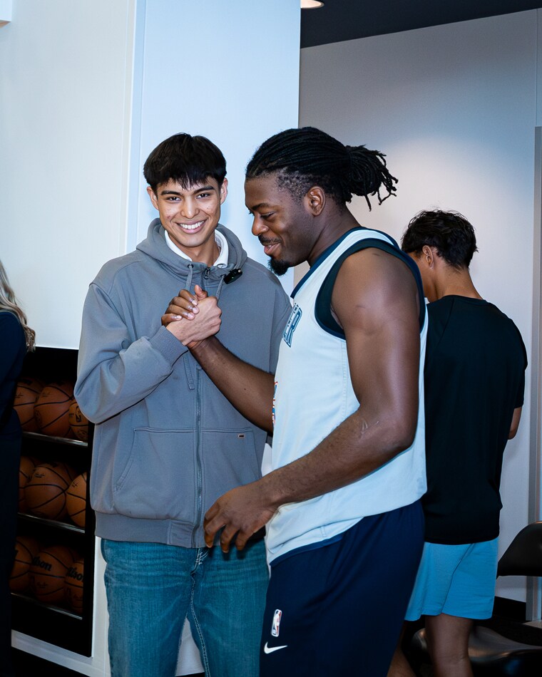 Photos: Thunder Welcomes Special Guests | Oklahoma City Thunder