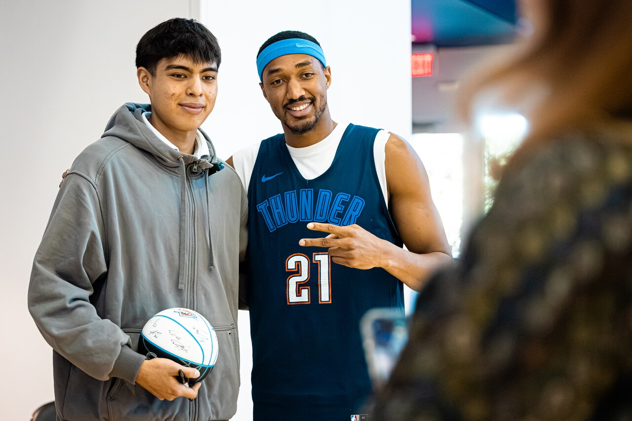 Photos: Thunder Welcomes Special Guests | Oklahoma City Thunder