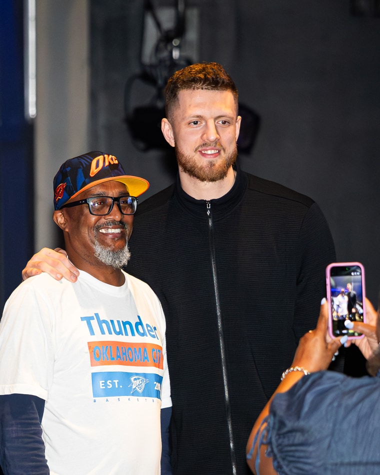 Photos: Hartenstein Movie Screening | Oklahoma City Thunder