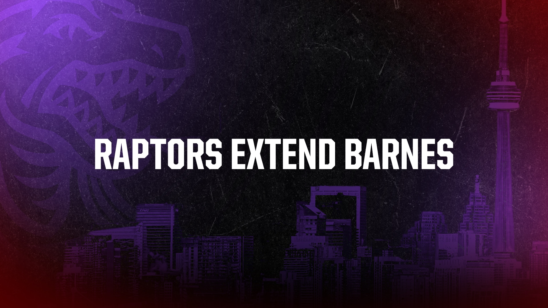 RAPTORS EXTEND BARNES | Toronto Raptors