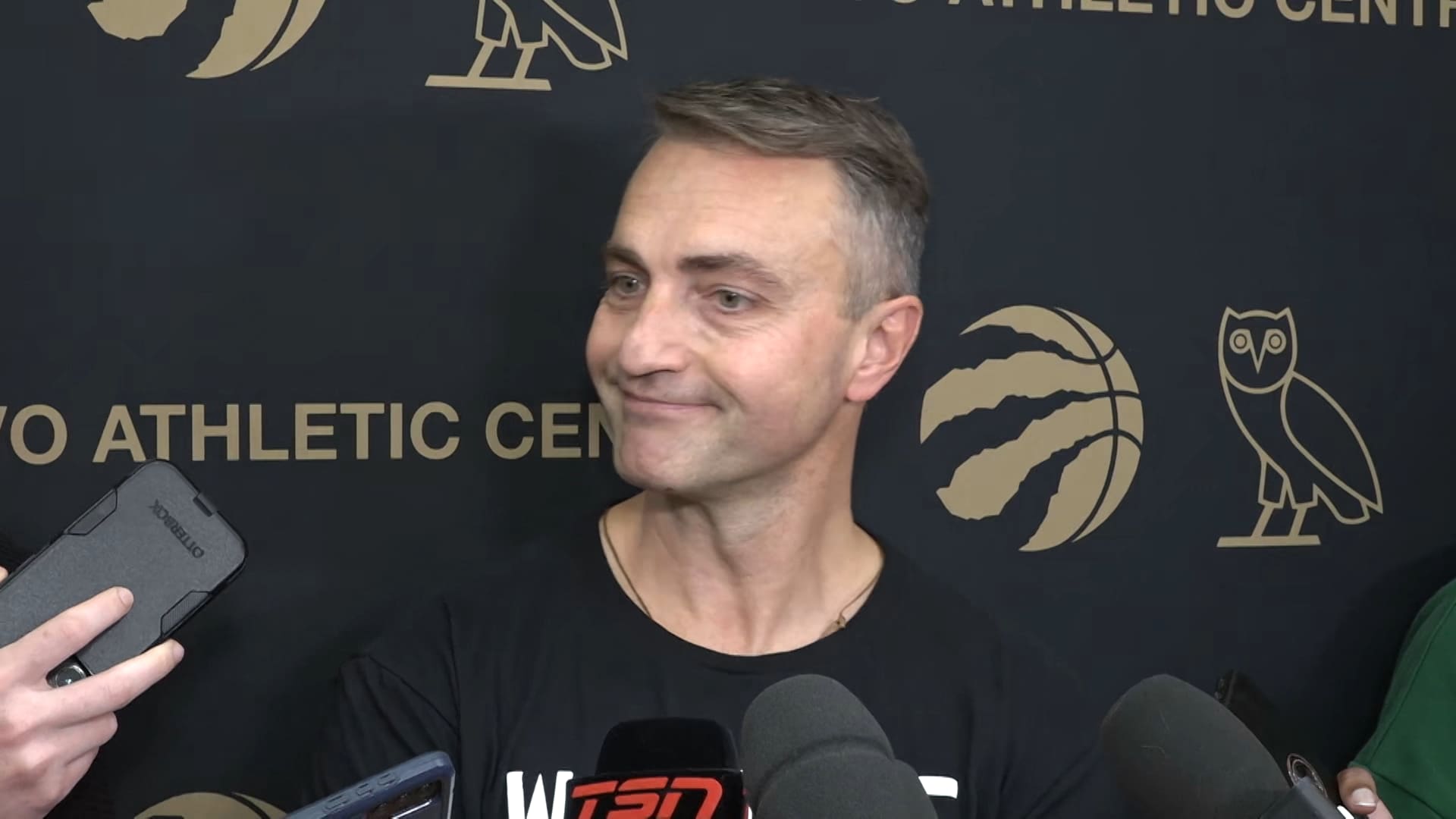 Raptors Practice: Darko Rajakovic – October 17, 2024 Raptors Practice: Darko Rajakovic – October 17, 2024