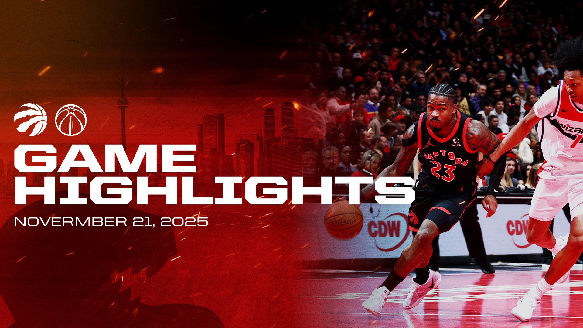Raptors vs. Wizards Game Highlights | November 21, 2025 | Toronto Raptors