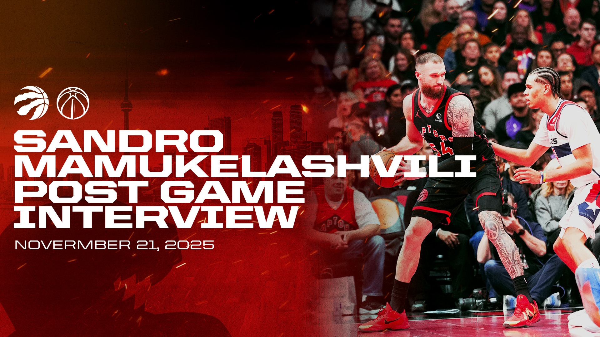 Sandro Mamukelashvili | Post Game vs Wizards | November 21, 2025 ...