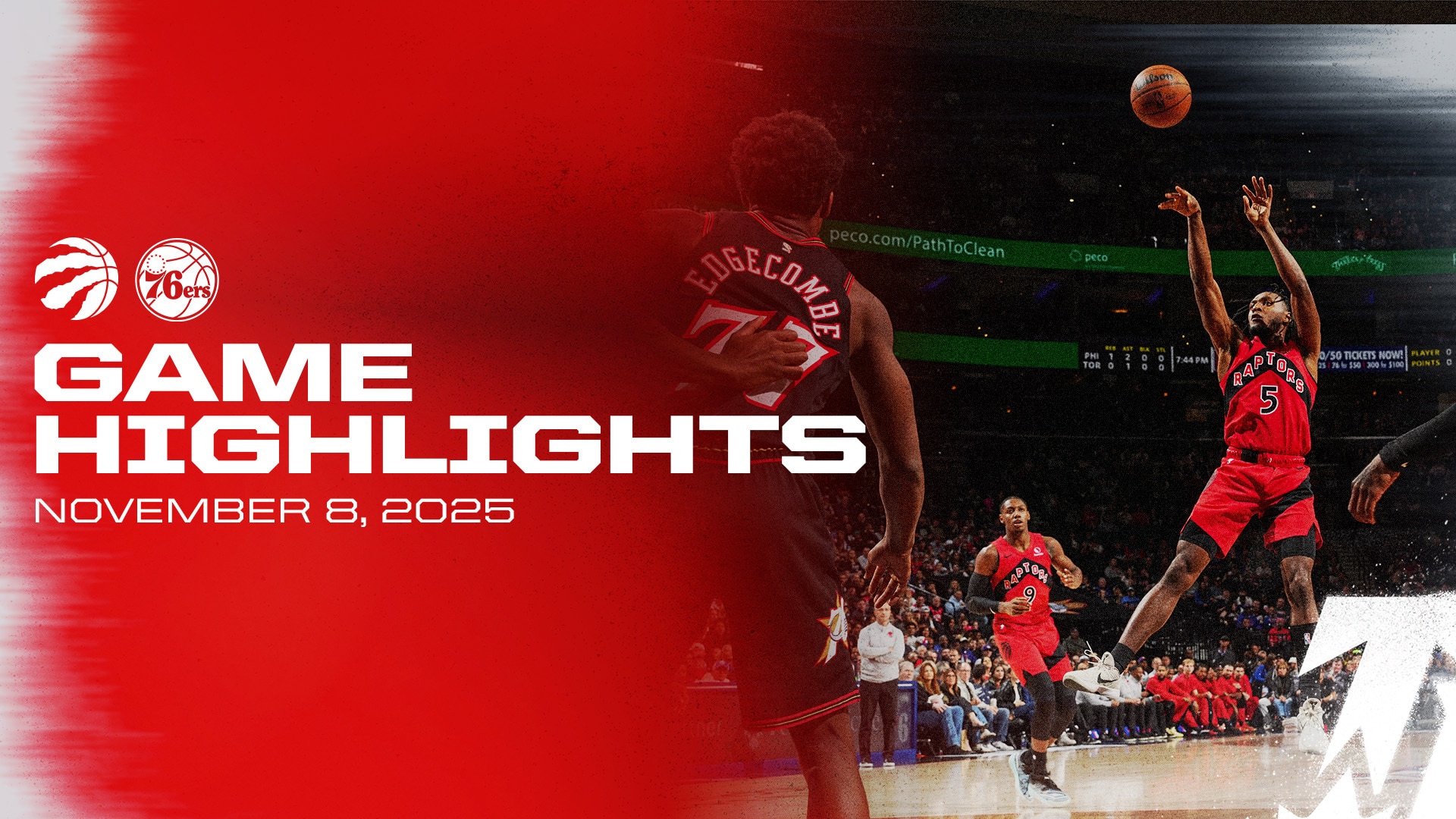 Raptors at Sixers Game Highlights | - November 8, 2025 | Toronto Raptors
