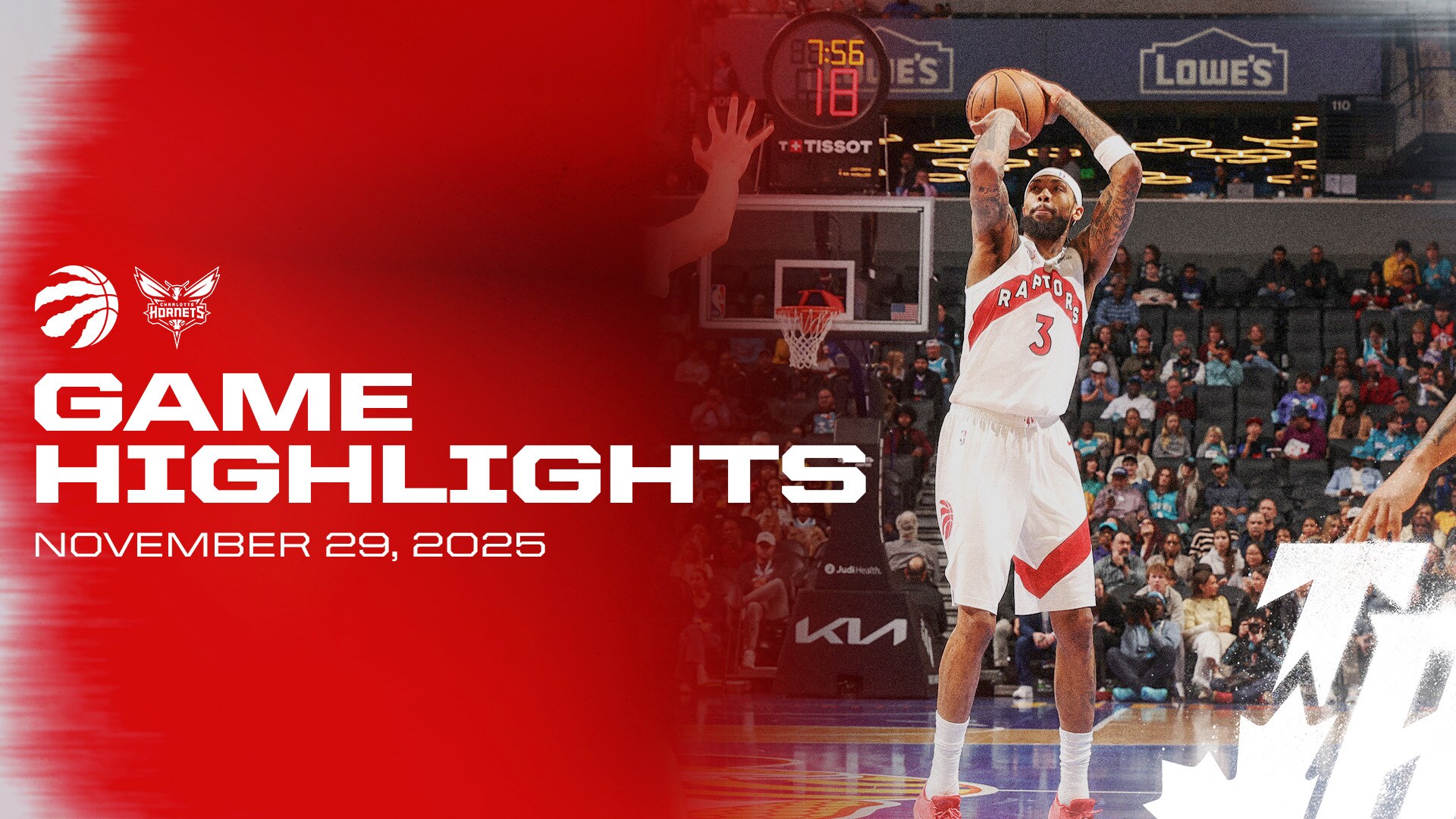 Raptors at Hornets Game Highlights | November 29, 2025 | Toronto Raptors