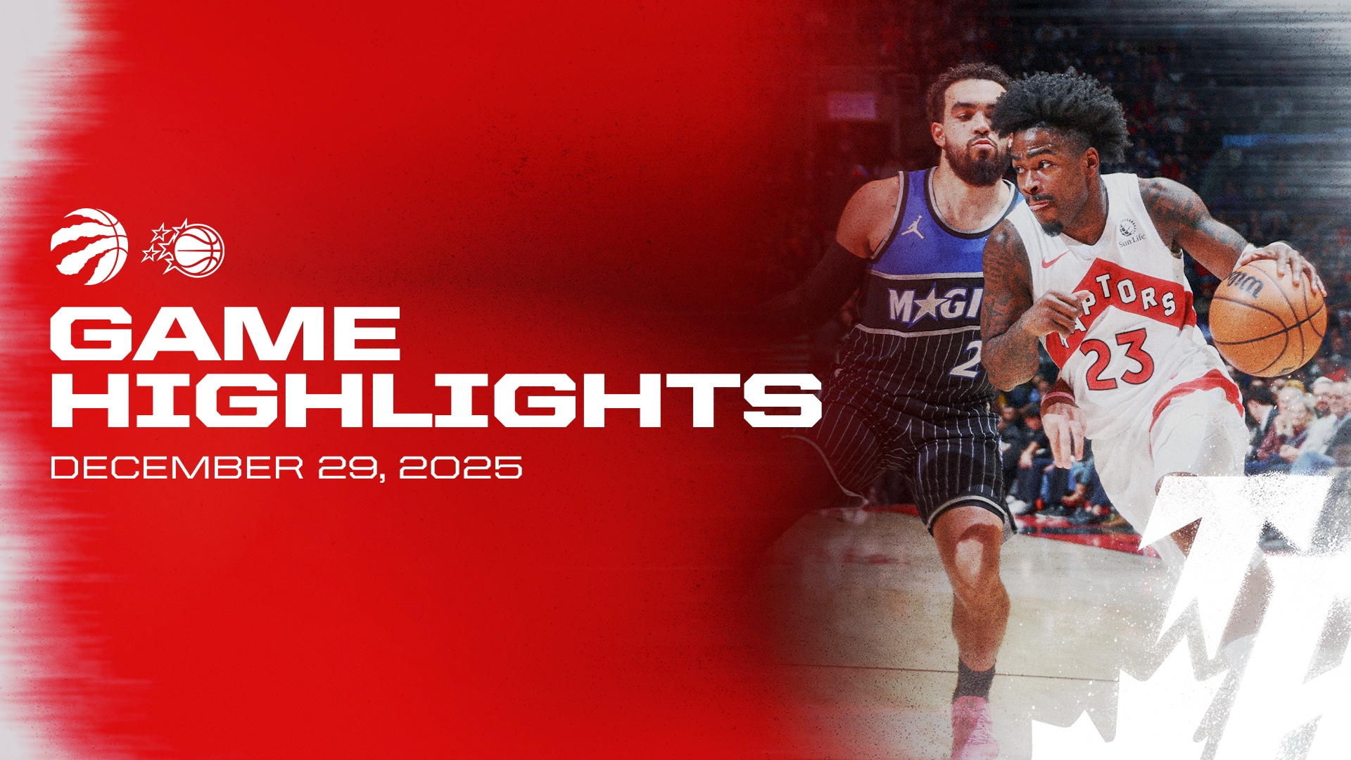 Raptors vs. Magic Game Highlights | December 29, 2025 | Toronto Raptors