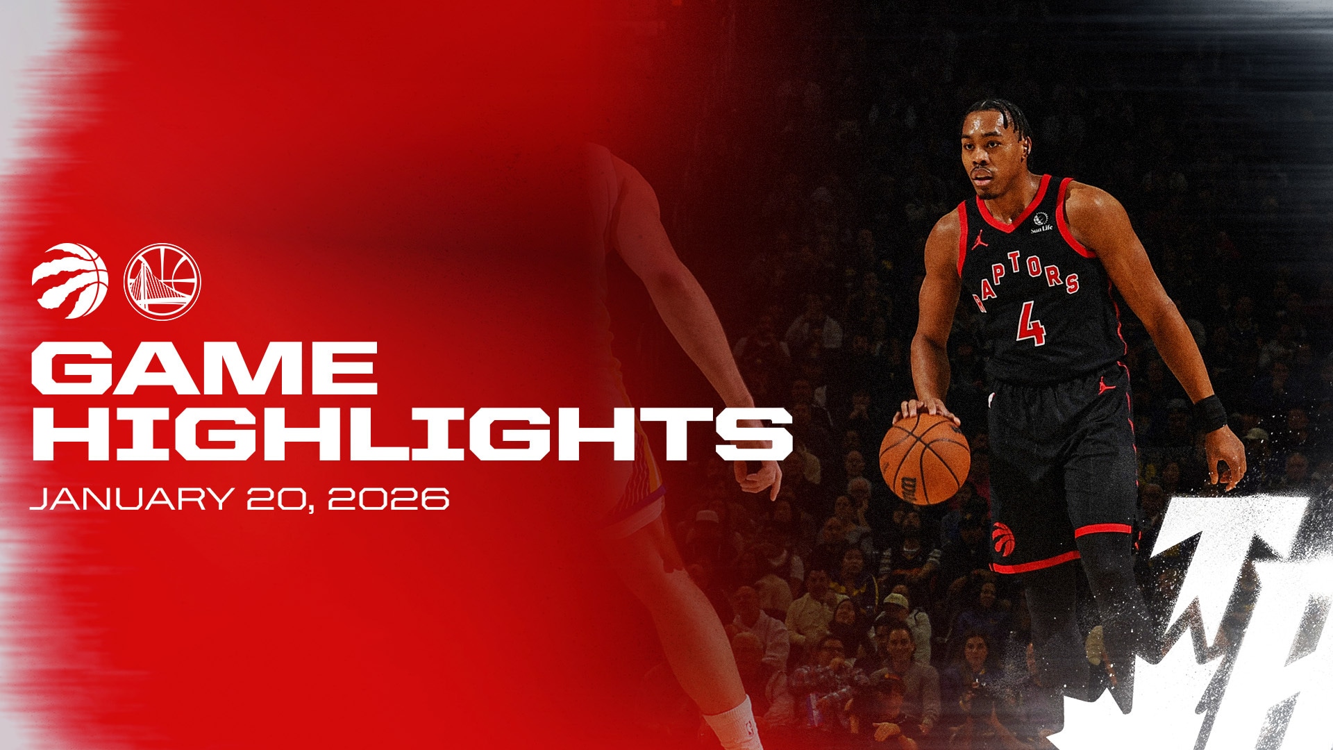 Raptors at Warriors Game Highlights | January 20, 2026 | Toronto Raptors
