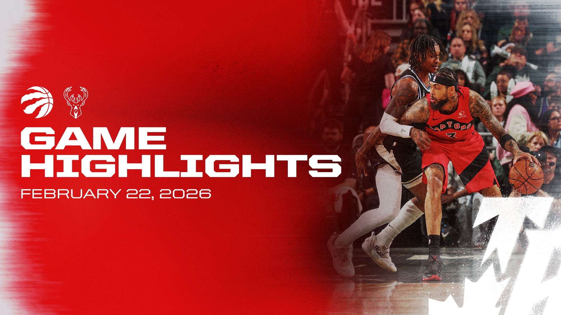 Raptors at Bucks Game Highlights | February 22, 2026 | Toronto Raptors