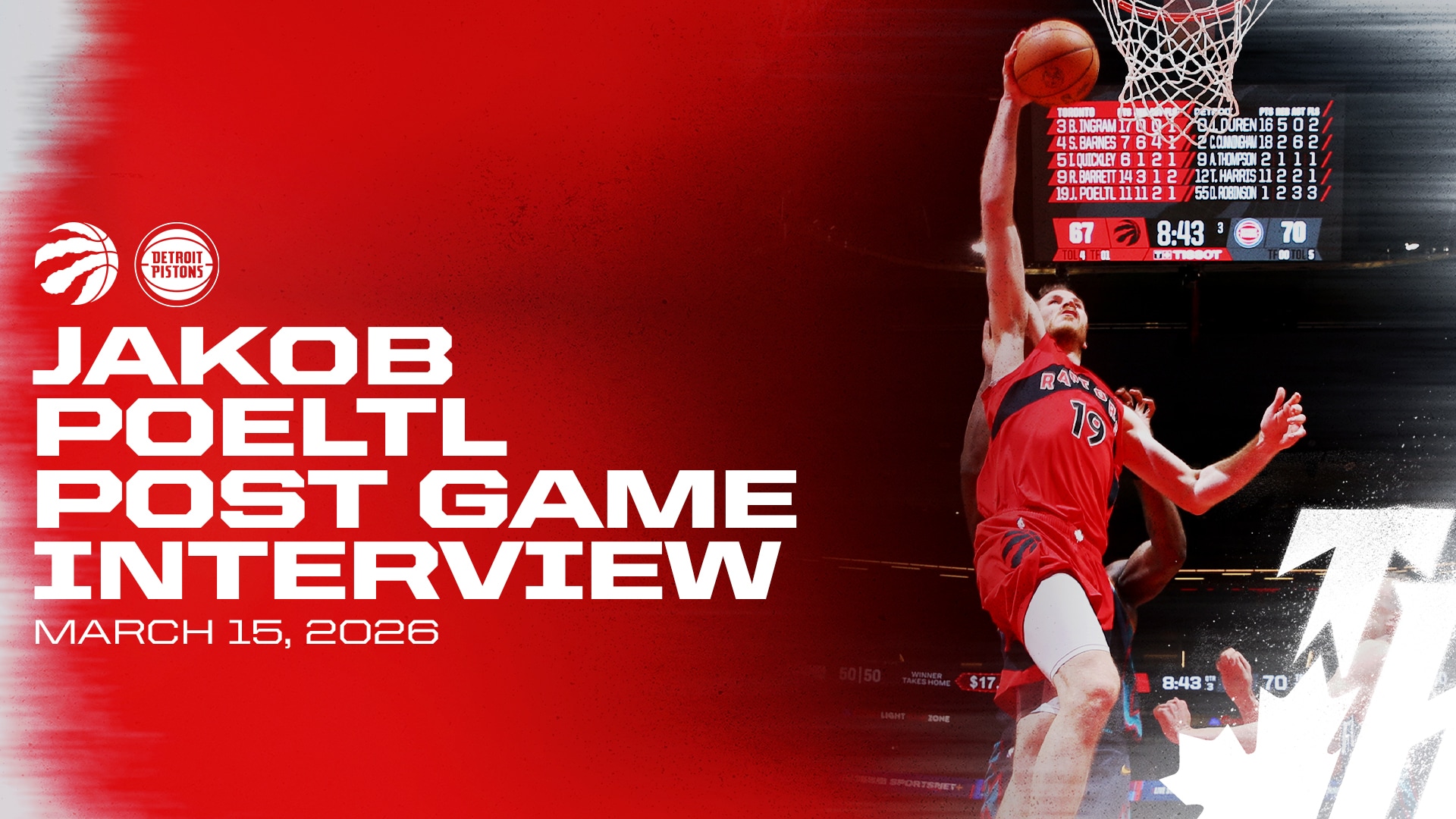 Jakob Poeltl | Center | Toronto Raptors | NBA.com