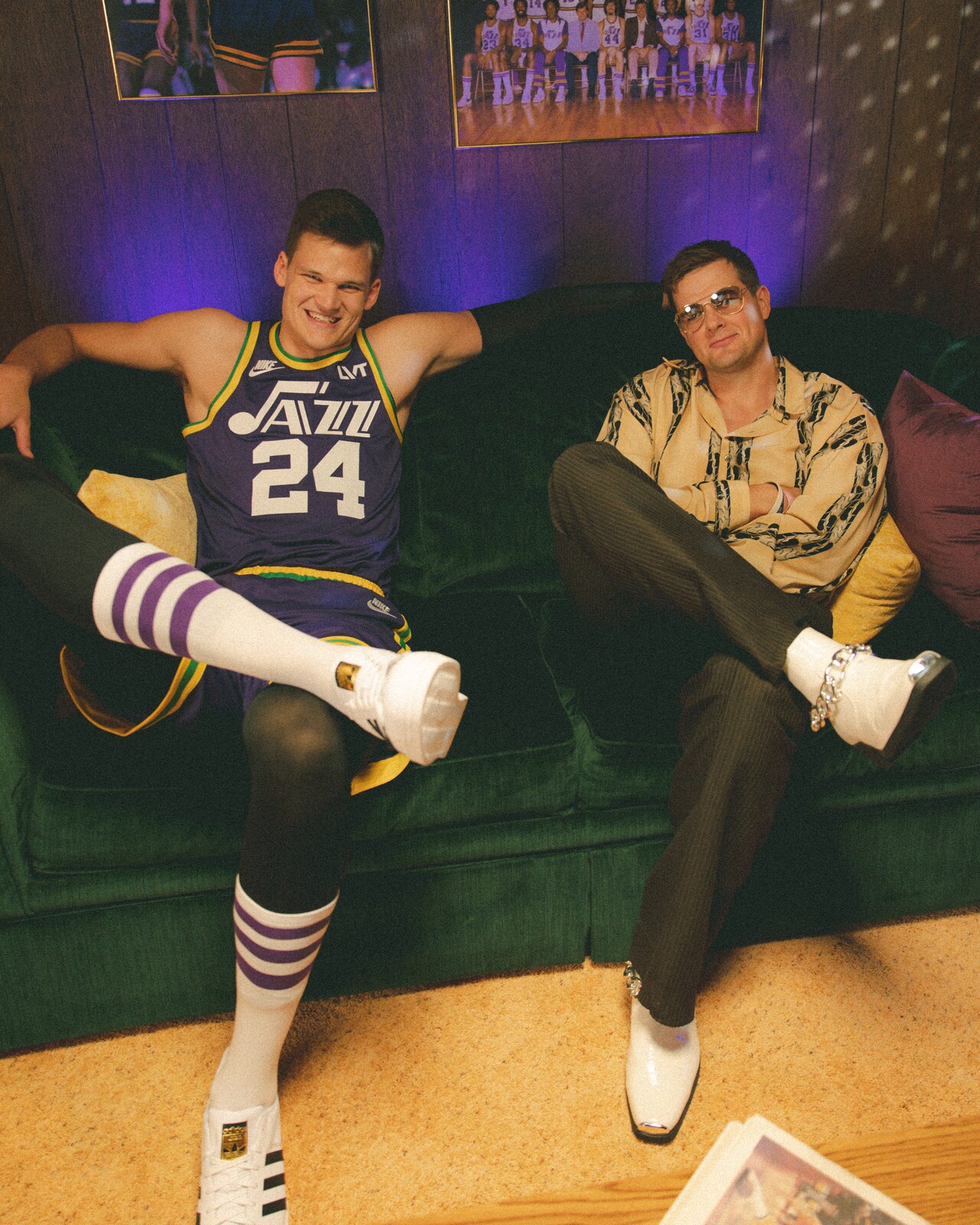 PHOTOS | 70's Media Day Shoot | Utah Jazz