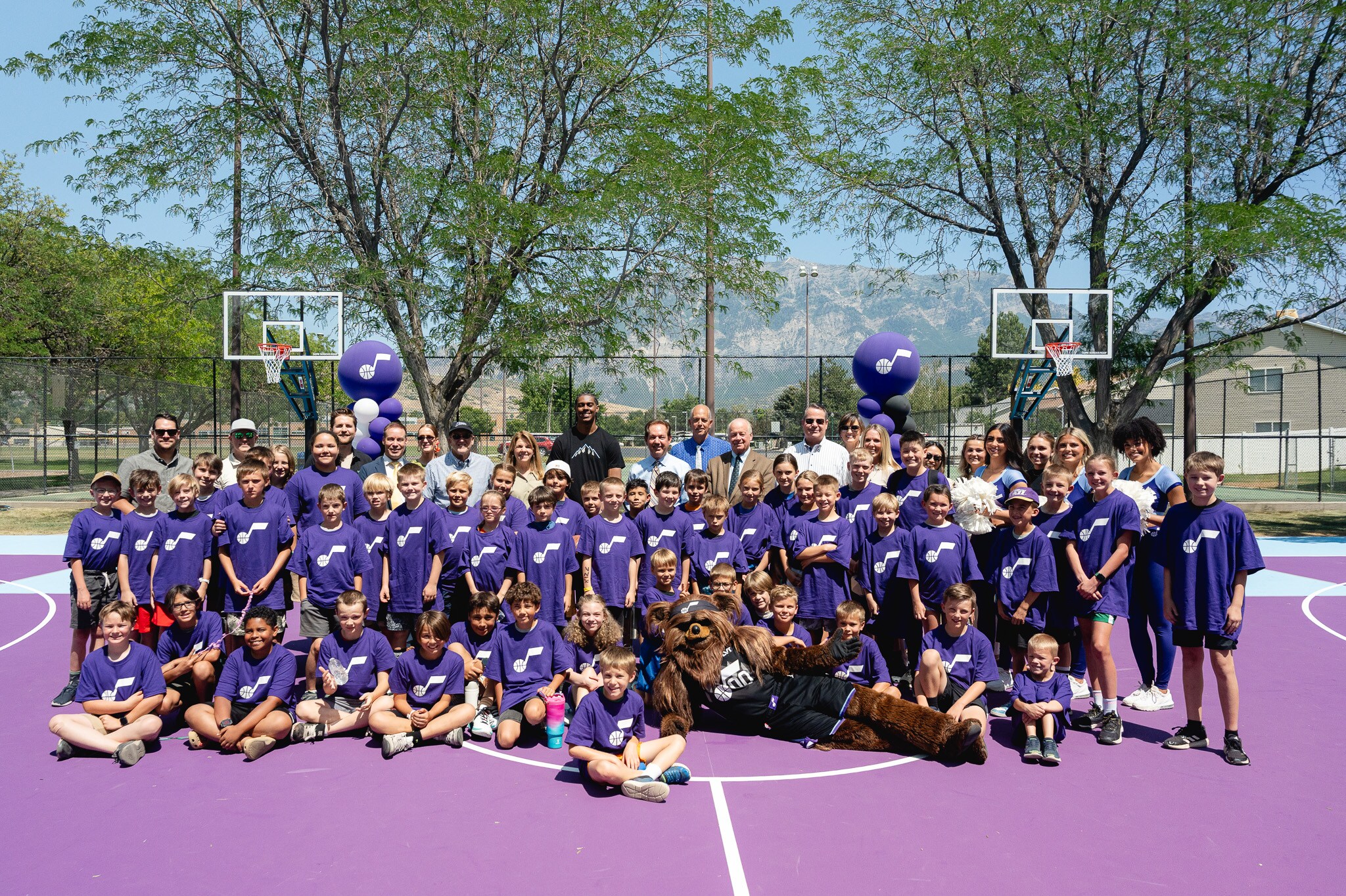 Utah Jazz Celebrate Opening of New Community Court in Utah County | Utah Jazz