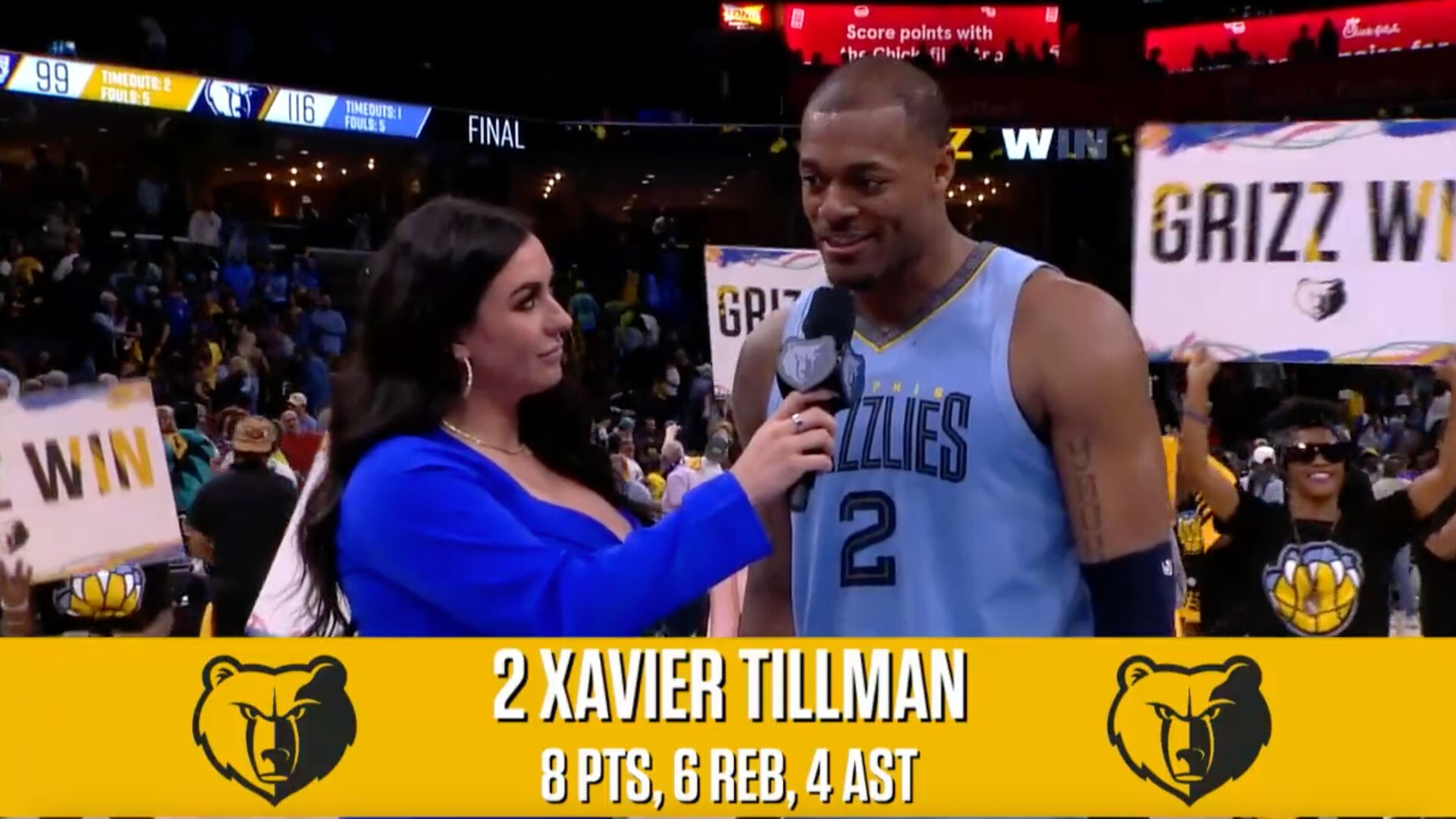 Xavier Tillman | Memphis Grizzlies | NBA.com