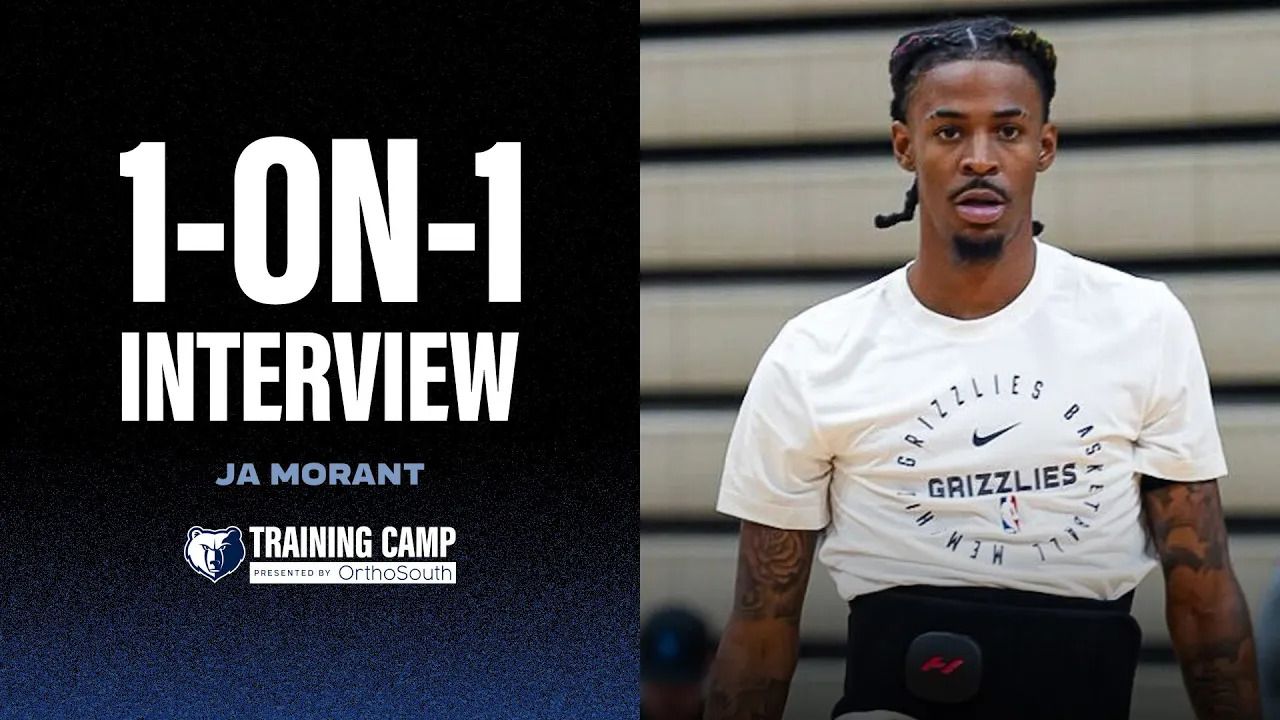 Ja Morant Interview | Grizzlies Training Camp | Memphis Grizzlies