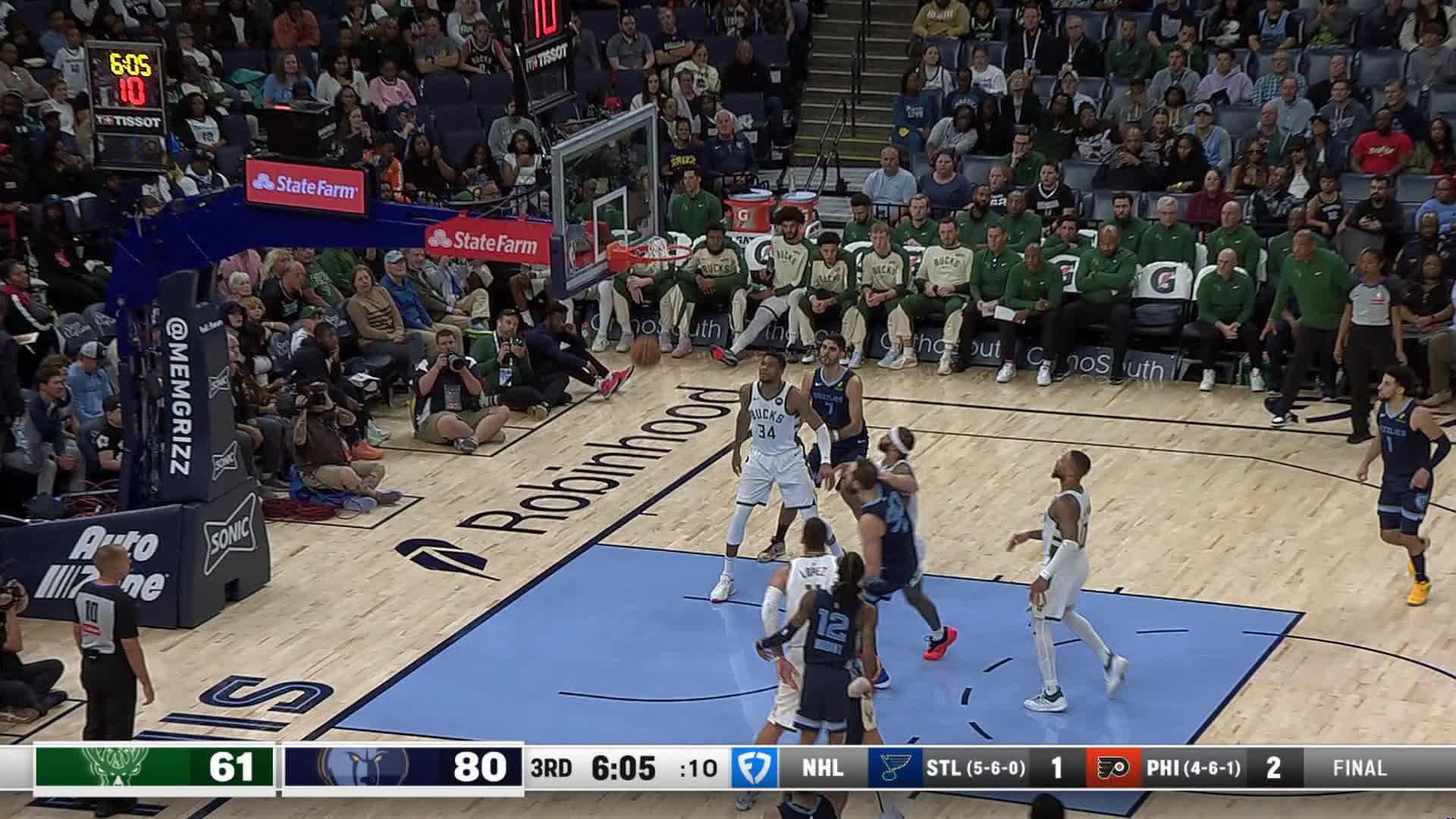 Milwaukee Bucks vs Memphis Grizzlies Oct 31, 2024 Game Summary