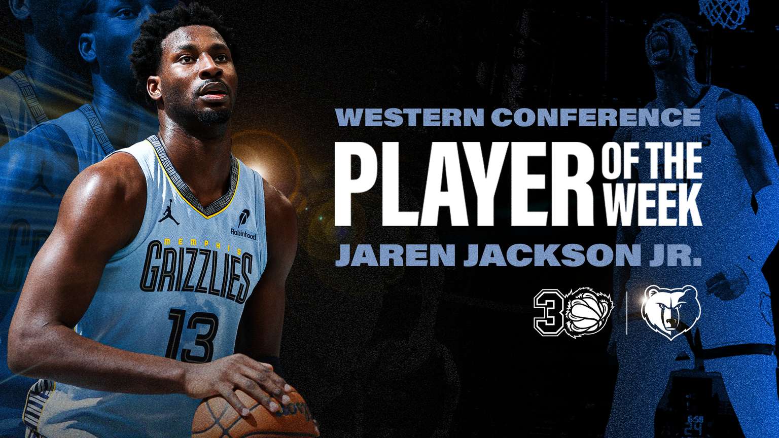 Jaren Jackson Jr. Named Western Conference Player of the Week | Memphis ...