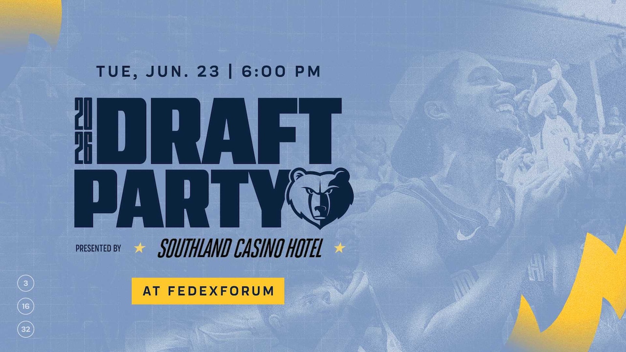 MEMPHIS GRIZZLIES TO HOST 2026 NBA DRAFT PARTY AT FEDEXFORUM | Memphis ...
