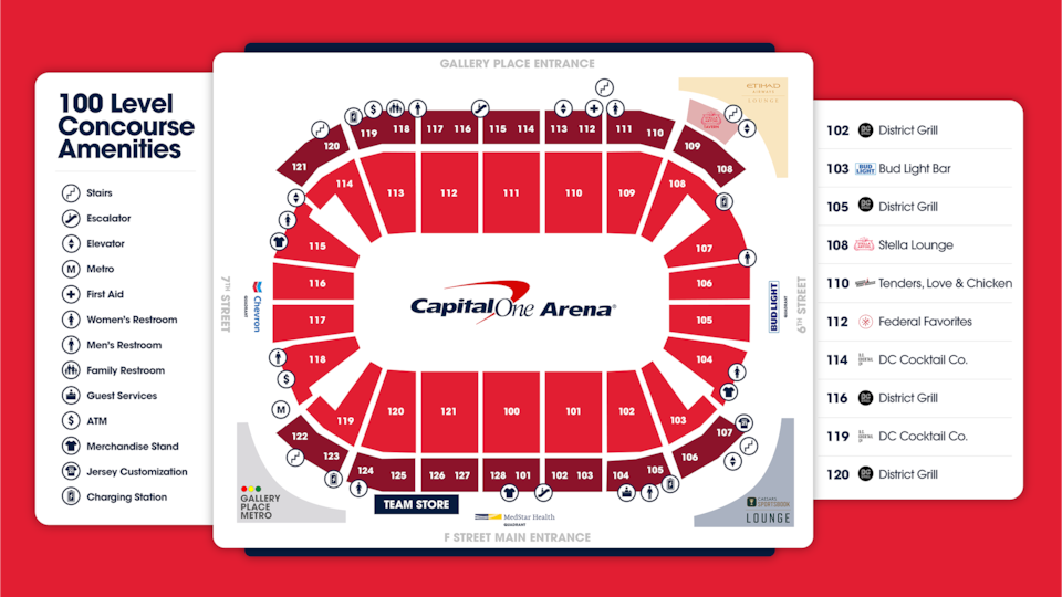 About Capital One Arena | Washington Wizards