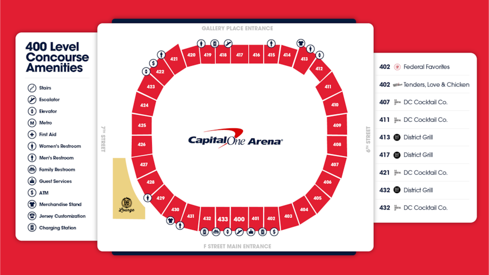 About Capital One Arena | Washington Wizards