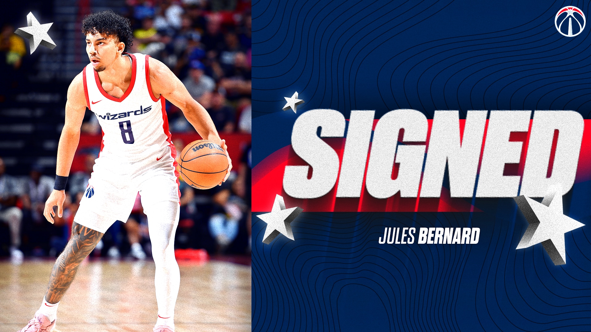 Wizards Sign Jules Bernard to Two-Way Contract | Washington Wizards