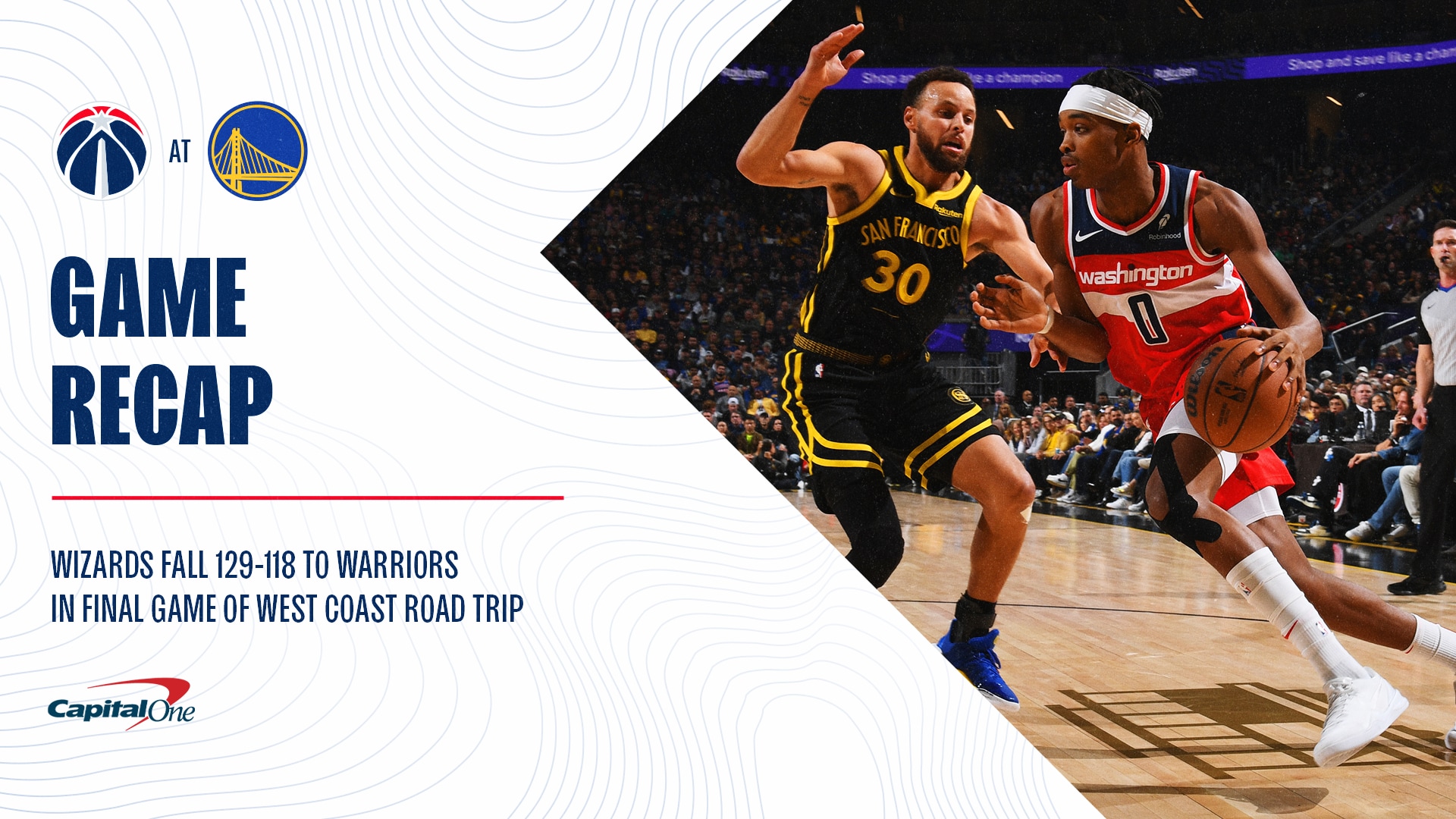Recap: Wizards fall 129-118 to Warriors in final game of West Coast ...