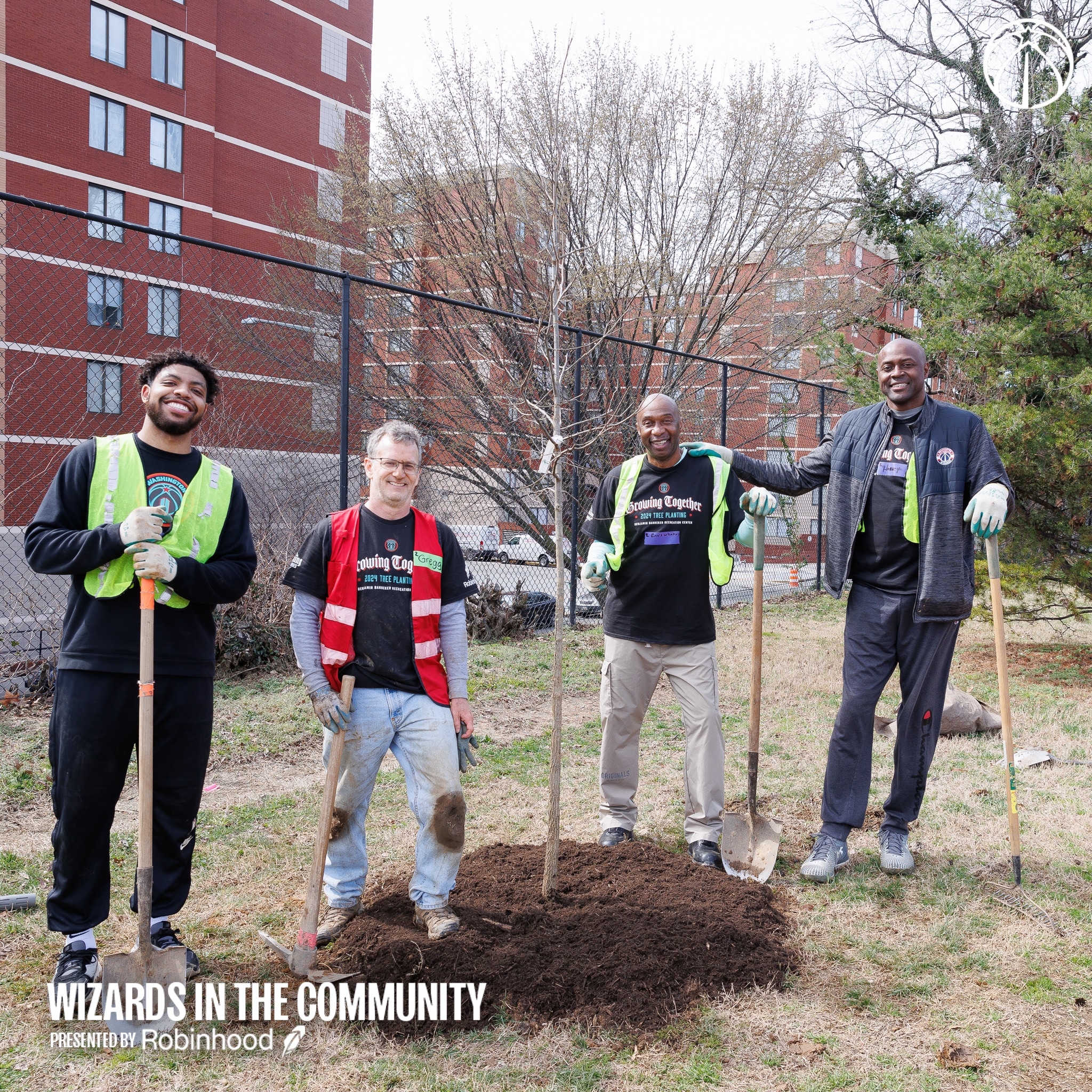 Photos: Tree Planting x Robinhood | 03/07/24 Photo Gallery | NBA.com