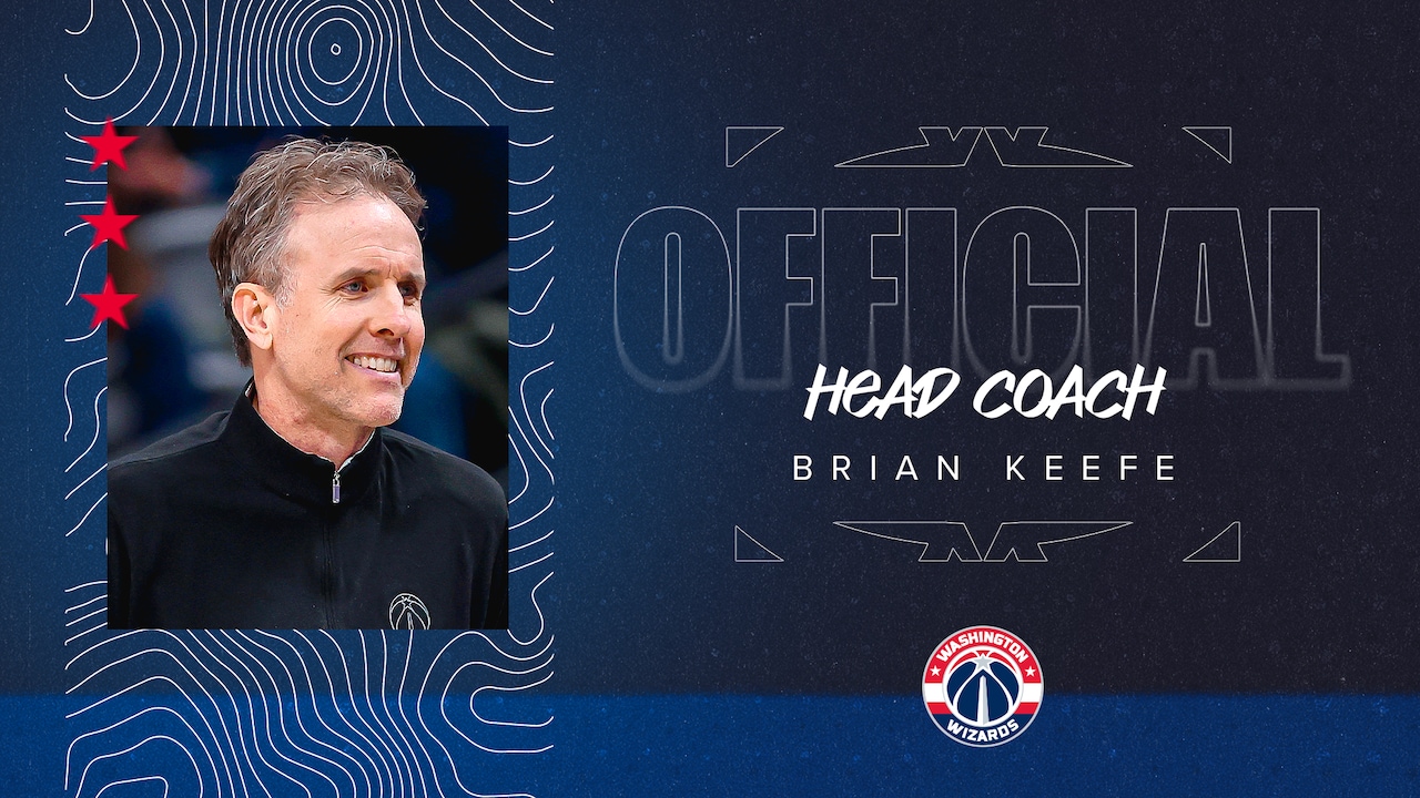 Wizards Name Brian Keefe Head Coach | Washington Wizards