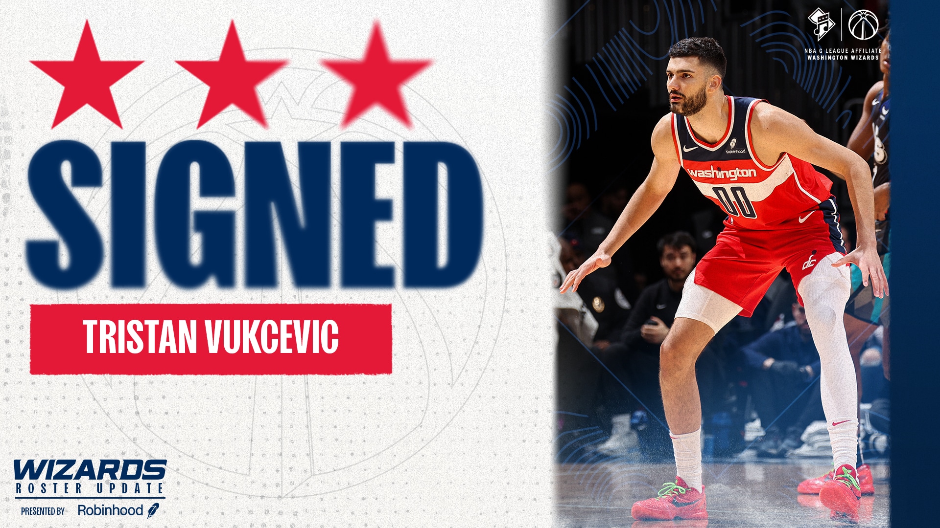 Wizards Sign Vukcevic to Two-Way Contract | Washington Wizards