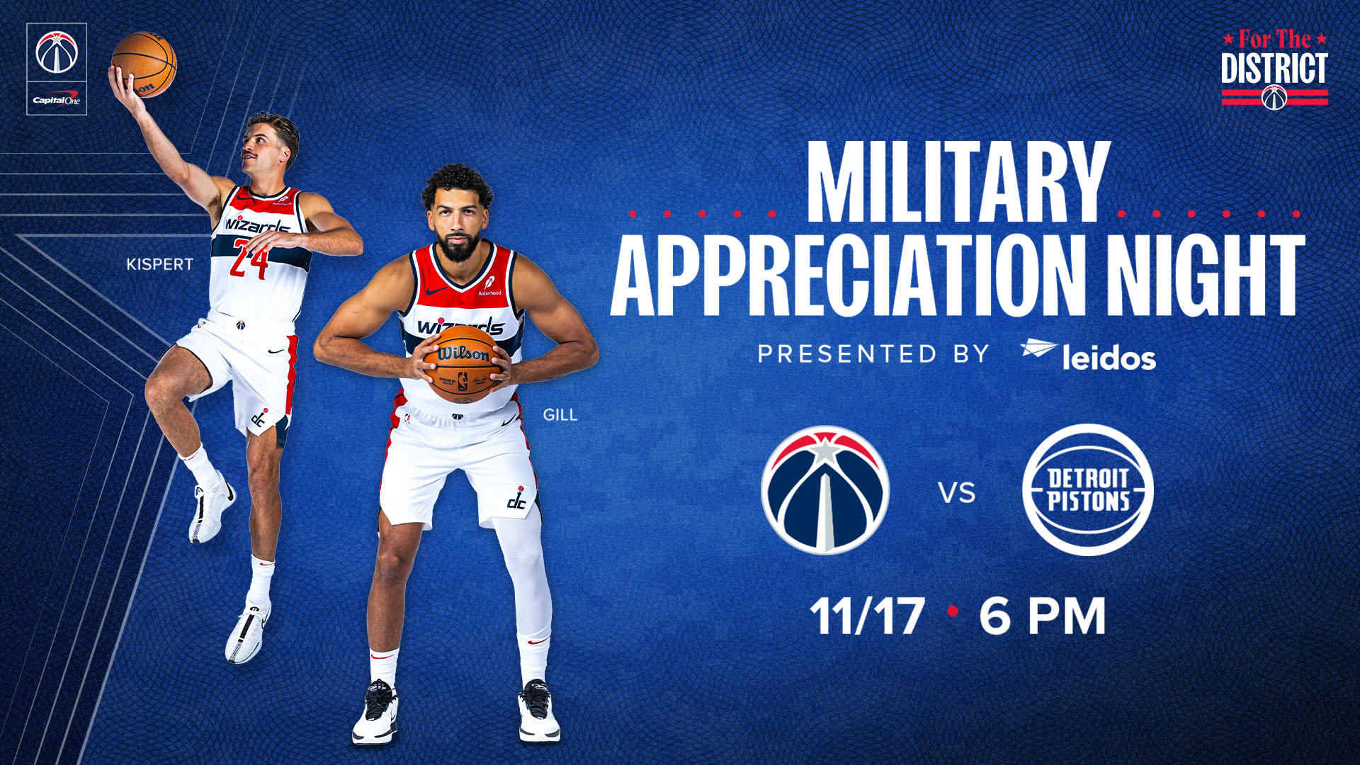Wizards Host Military Appreciation Night On November 17 | Washington Wizards