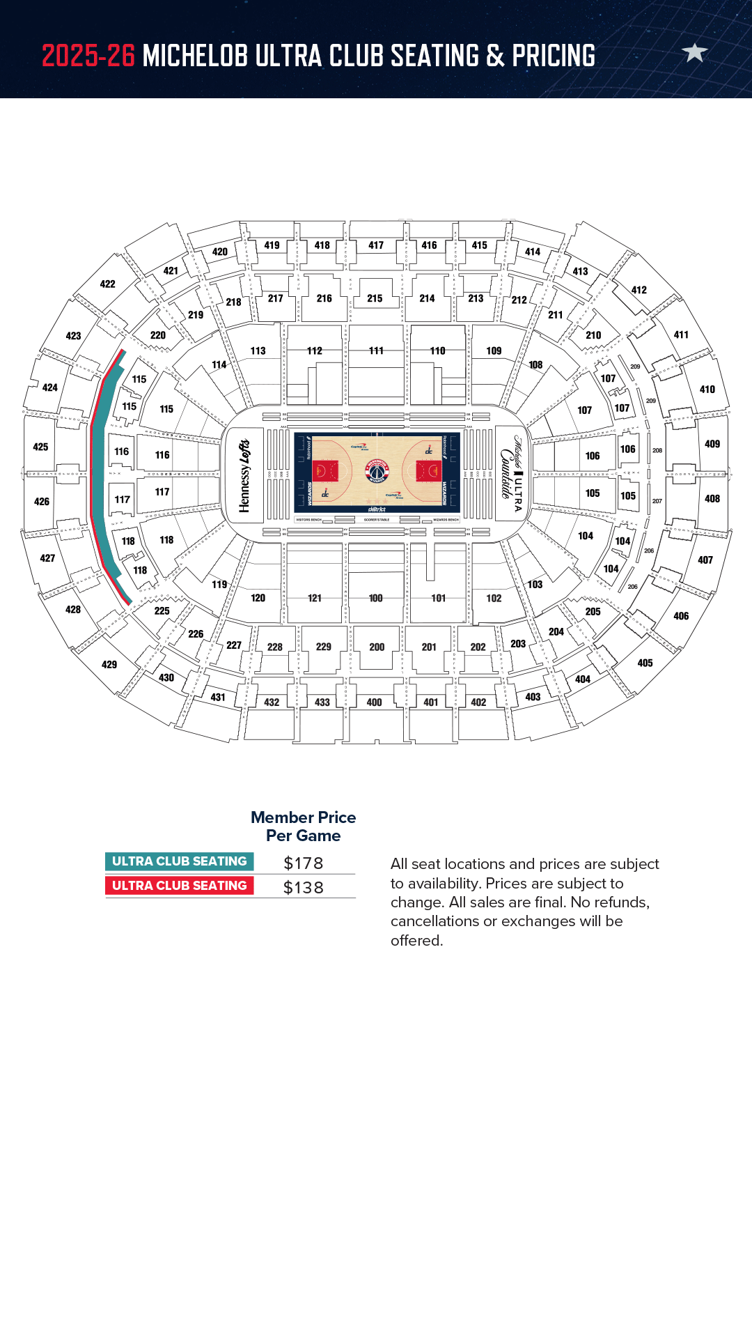Washington Wizards 2025-26 Season Ticket Memberships
